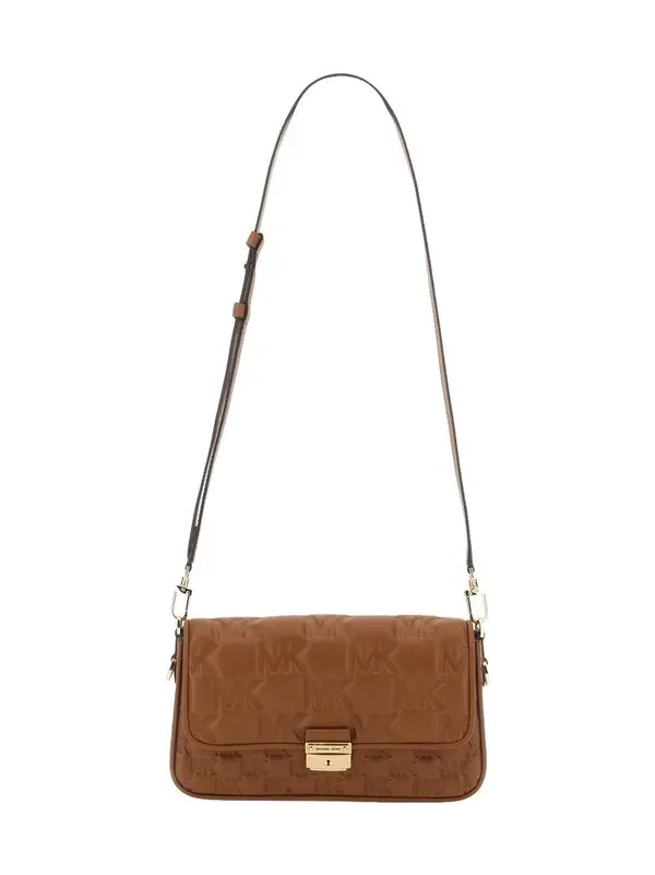 Michael Kors Shoulder Bag With Adjustable Strap - Buff