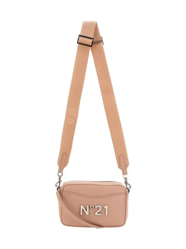 N°21 Logo Plaque Bag - Powder