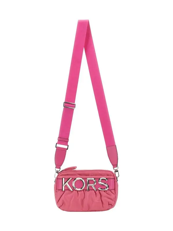 Michael Kors Camera Bag With Logo - Fuchsia