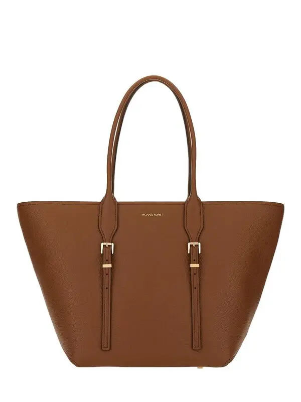 Michael Kors Leather Tote Bag - Brown