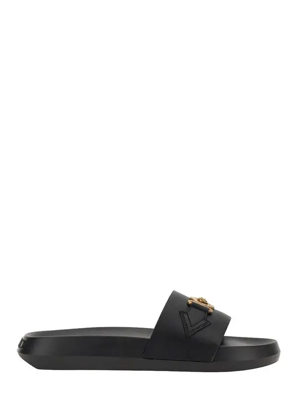 Versace Slide Sandal - Black