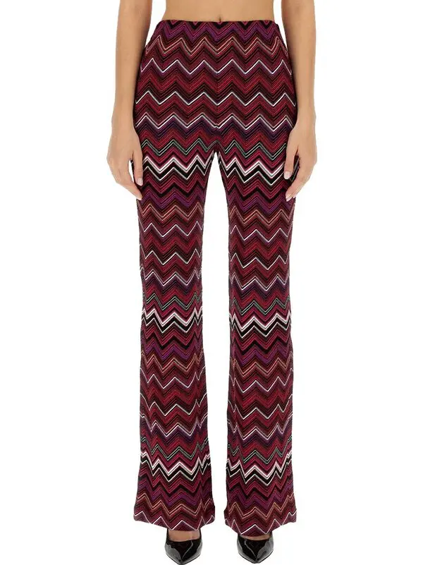 Missoni Flare Fit Trousers - Multicolour