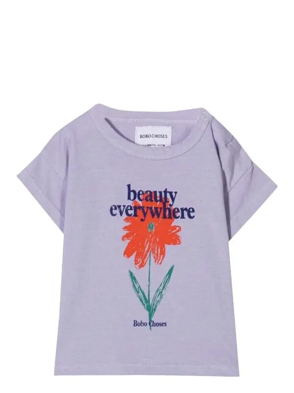 BOBO CHOSES Petunia Short Sleeve T-shirt - Multicolour