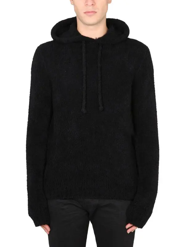 TEN C Hooded Sweatshirt - Black