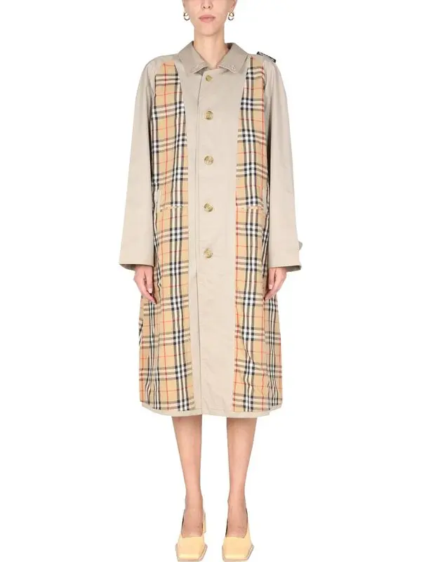 1/OFF Remade Burberry Classic Trench - Multicolour