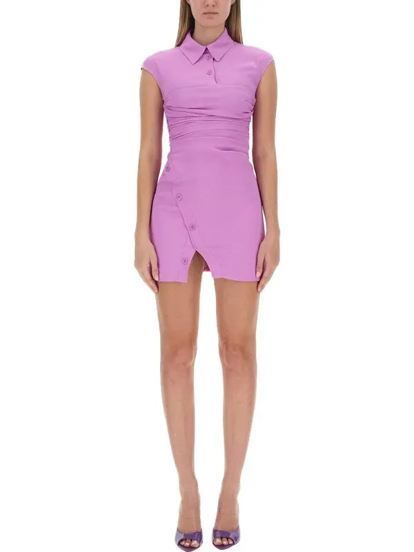 Moschino Drape Dress - Pink