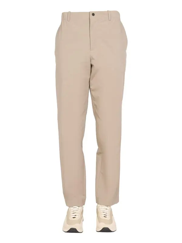 MONOBI Straight Leg Pants - Beige