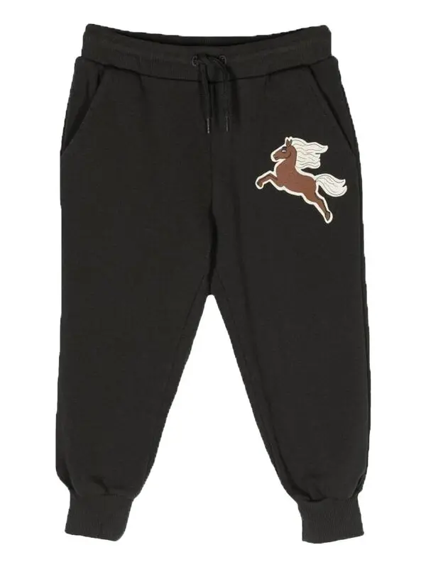 MINI RODINI Printed Sweatpants - Black