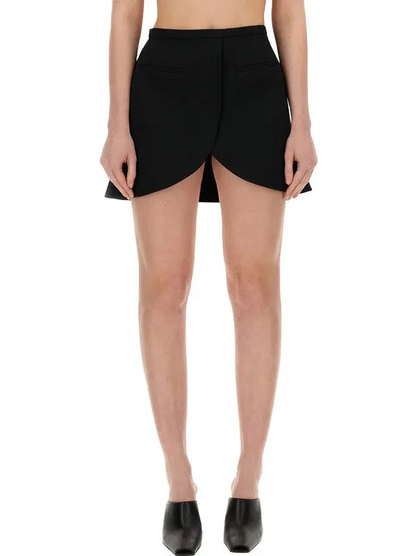 COURREGES Ellipse Mini Skirt - Black