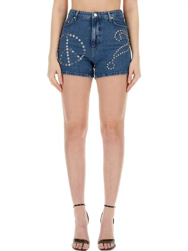 Moschino Denim Bermuda Shorts - Blue
