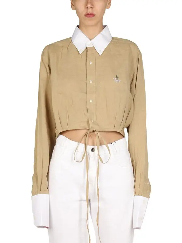 1/OFF Remade Ralph Lauren Shirt - Beige