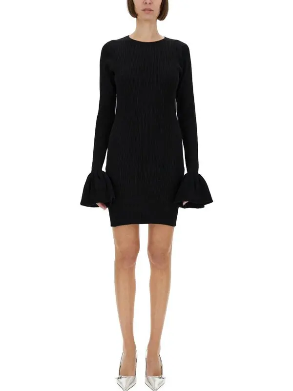 Remain Birger Christensen Knitted Mini Dress - Black