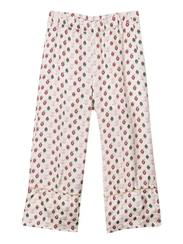 SIMONETTA Printed Viscose Pants - Multicolour