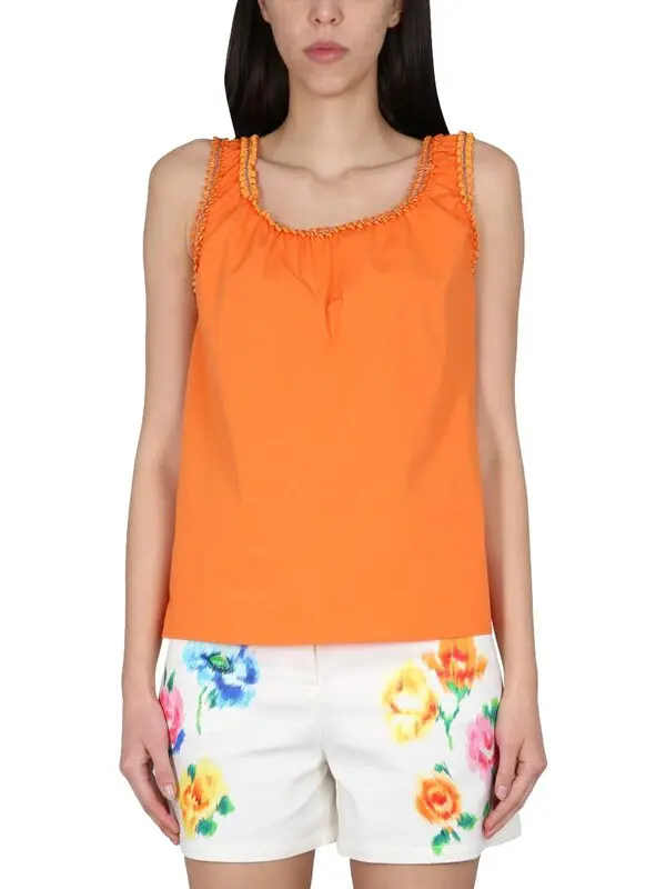 Moschino Cotton Top - Orange