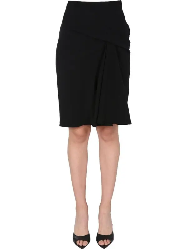 Versace Midi Skirt - Black