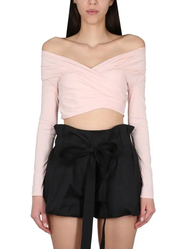 Philosophy Di Lorenzo Serafini Crop Shirt - Pink