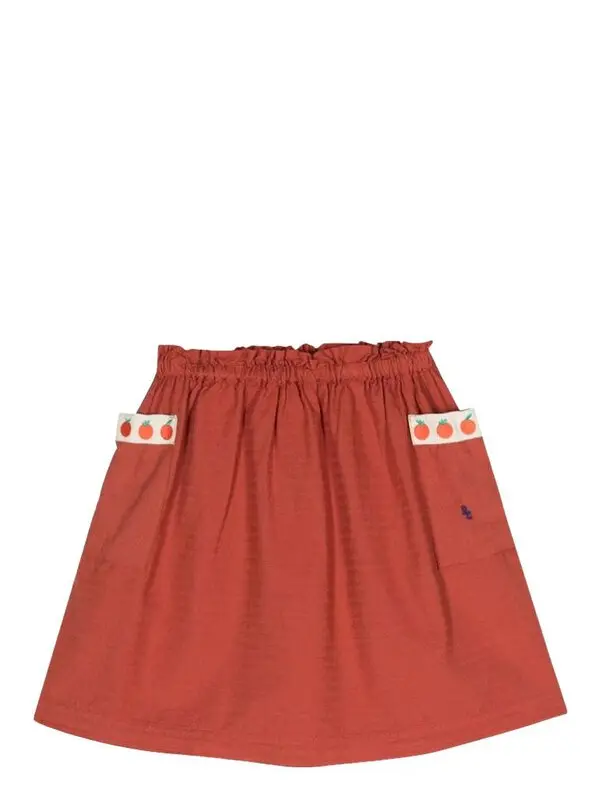 BOBO CHOSES Pockets Woven Skirt - Red
