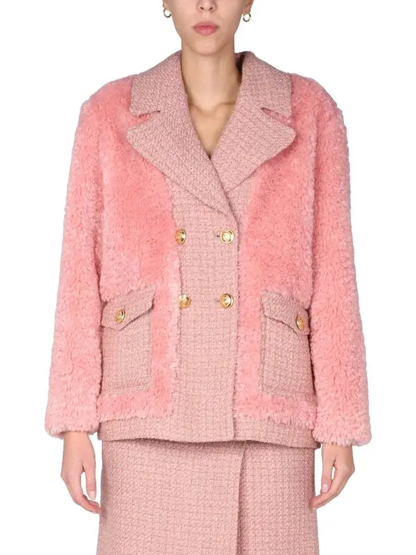 Boutique Moschino Double-breasted Jacket - Pink