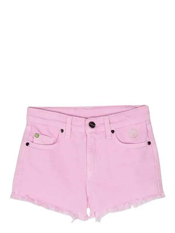 BARROW Denim Shorts - Pink