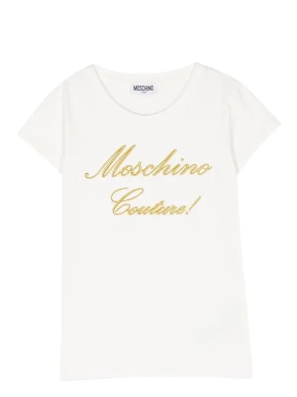 Moschino Short Sleeve Logo T-shirt - White