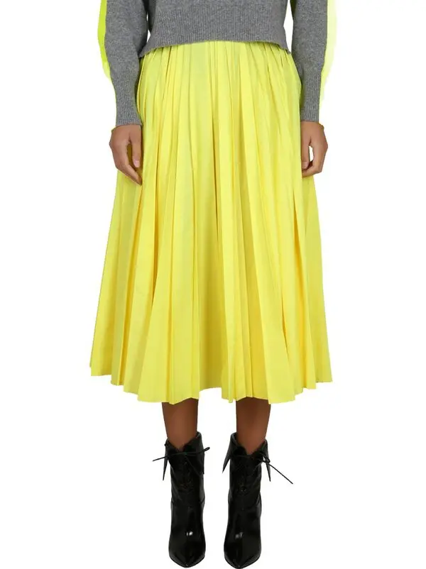 Philosophy Di Lorenzo Serafini Taffeta Skirt - Yellow