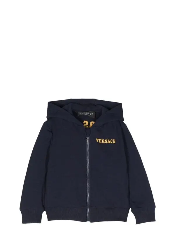 Versace Medusa Zip-up Hoodie - Blue