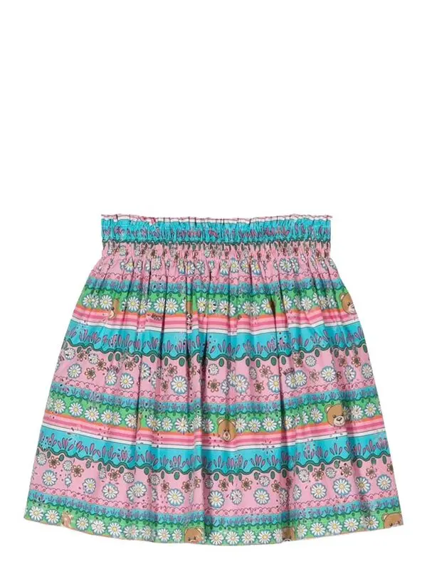 Moschino Printed Cotton Skirt - Multicolour