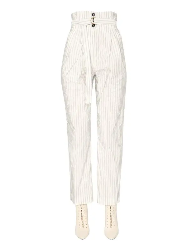 Philosophy Di Lorenzo Serafini Taffeta Trousers - White