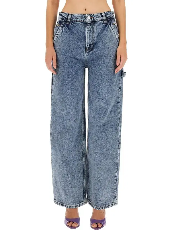 Moschino Wide-leg Jeans - Blue