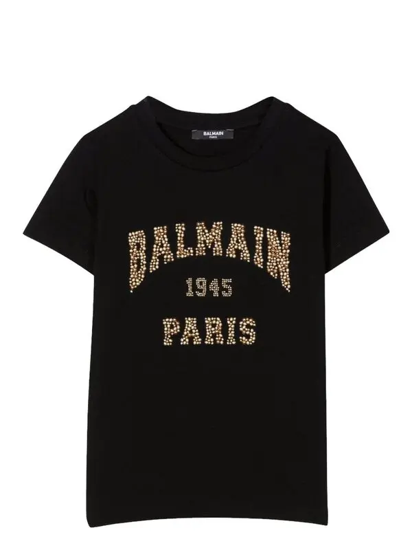 Balmain T-shirt With Logo - Black