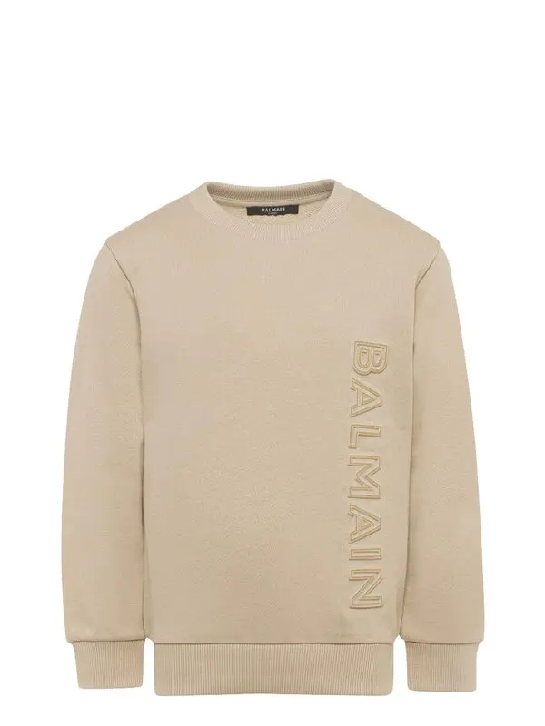 Balmain Crewneck Sweatshirt - Beige