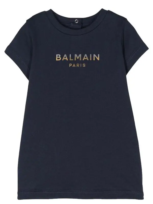 Balmain Jersey Dress - Blue