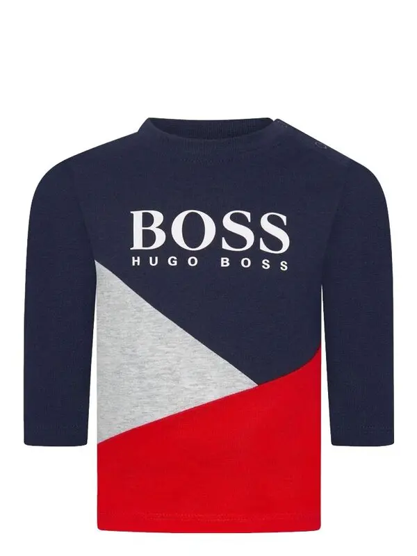 BOSS Long Sleeve Tee Shirt - Blue