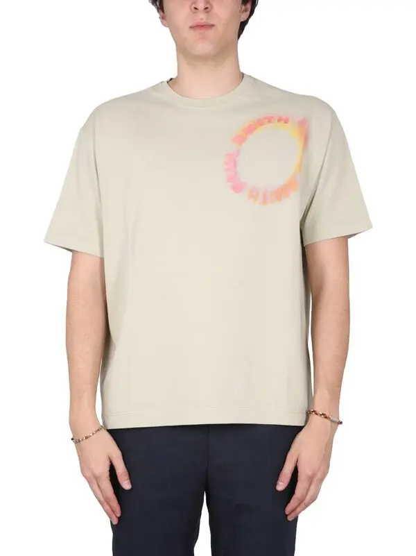 Paul Smith Crewneck T Shirt - Beige