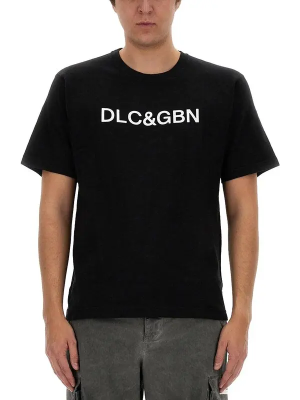 Dolce & Gabbana T Shirt With Logo - Black