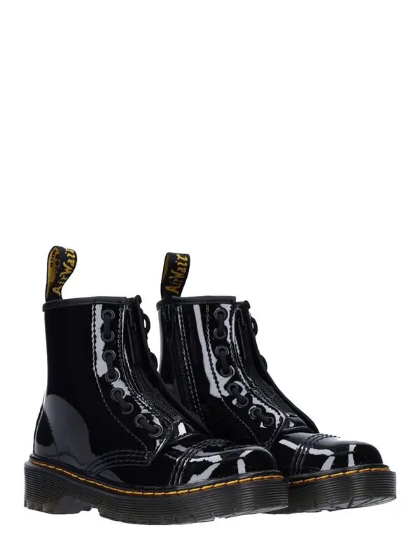 Dr. Martens Sinclair Bex J Patent Lamper Boots - Black