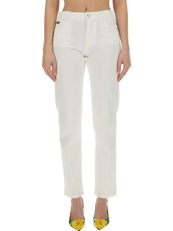 Dolce & Gabbana Jeans In Denim - White