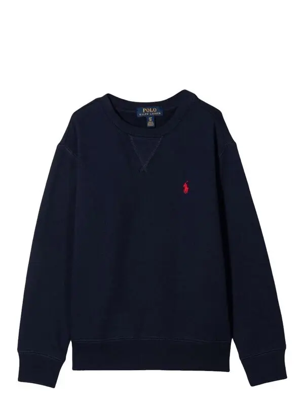 Polo Ralph Lauren Seasonal Fleece Long Sleeve Crewneck Top - Blue