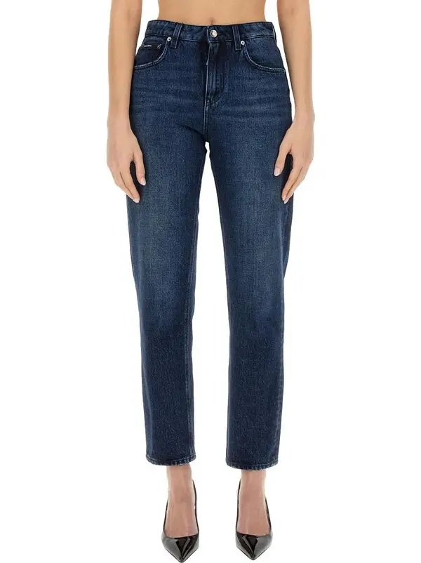 Dolce & Gabbana Boyfriend Fit Jeans - Denim
