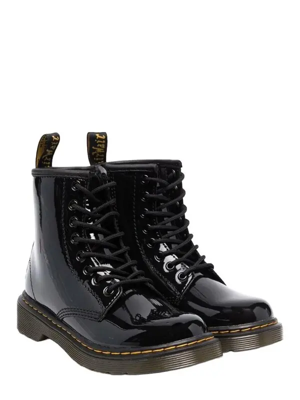 Dr. Martens 1460 J Patent Lamper Boots - Black