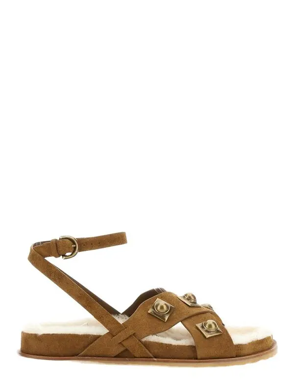 Etro Crown Me Sandals - Beige