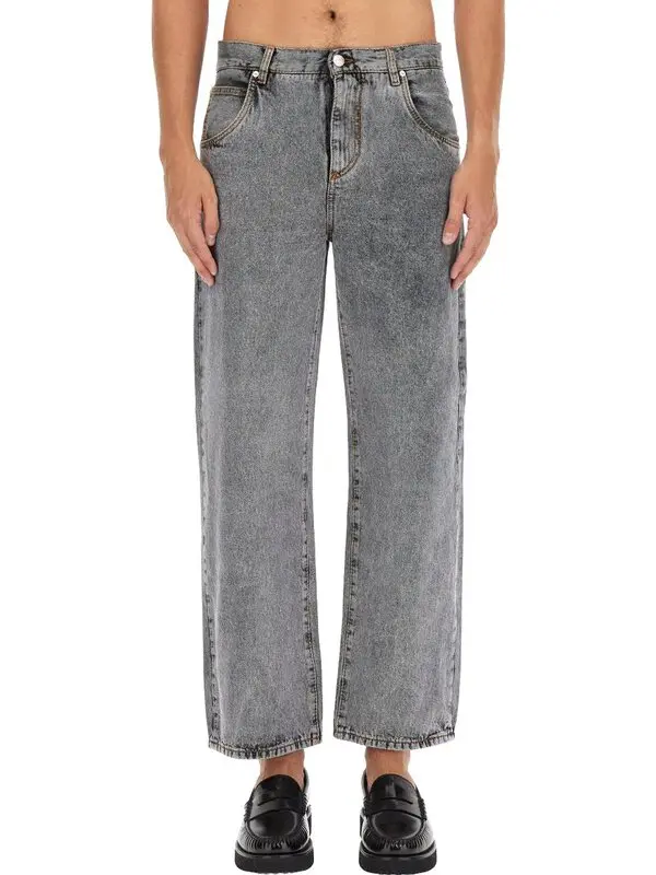 Etro Easy Fit Jeans - Grey