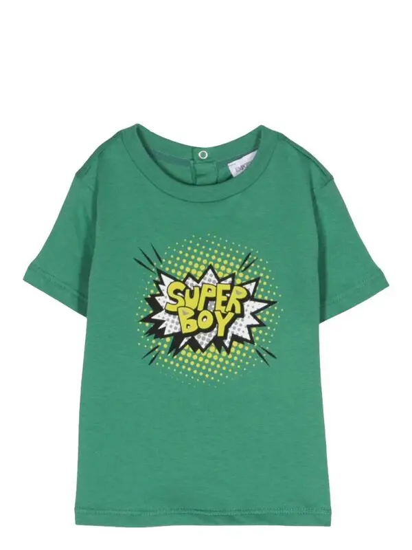 Emporio Armani Comic Print T-shirt - Green