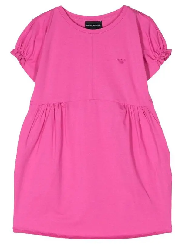 Emporio Armani Short Sleeve Dress - Fuchsia