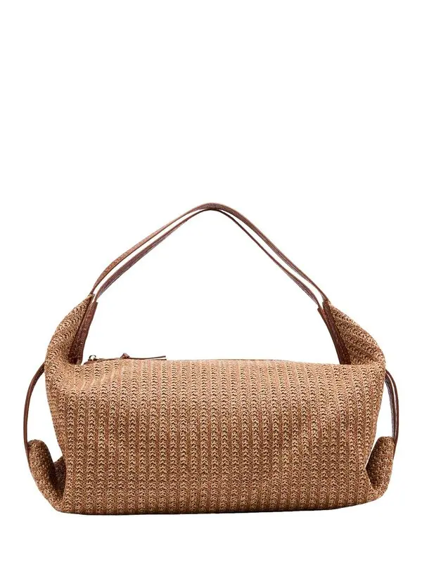 Dolce Vita Billy Woven Shoulder Bag - Natural Raffia
