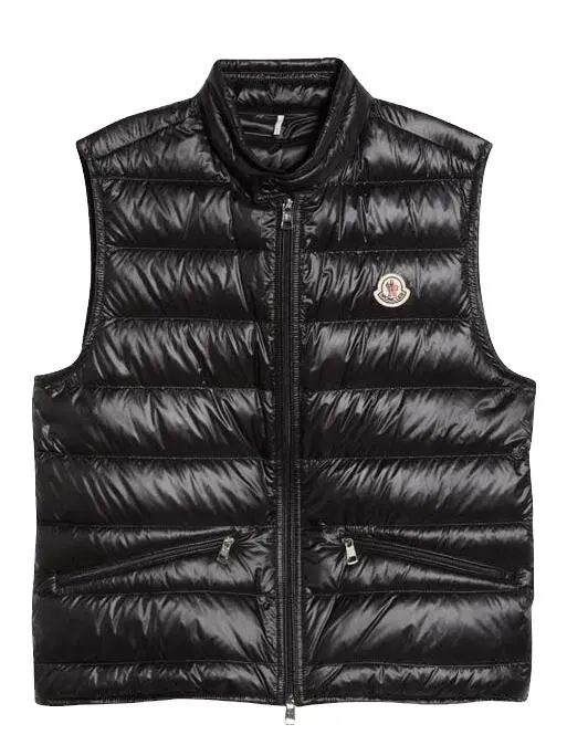 Moncler Gui Packable Down Vest - Black