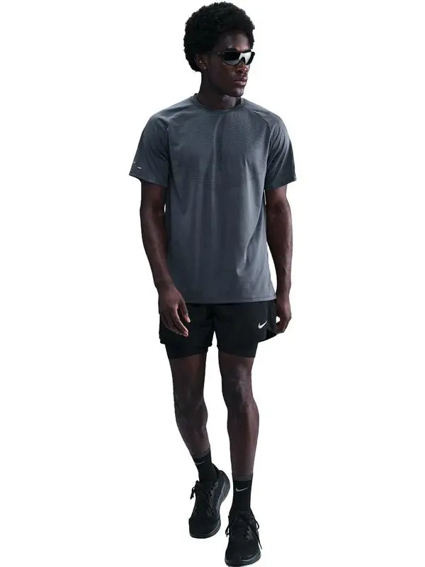 Nike Dri-fit Adv Short-sleeve Running Top - Thunder Blue