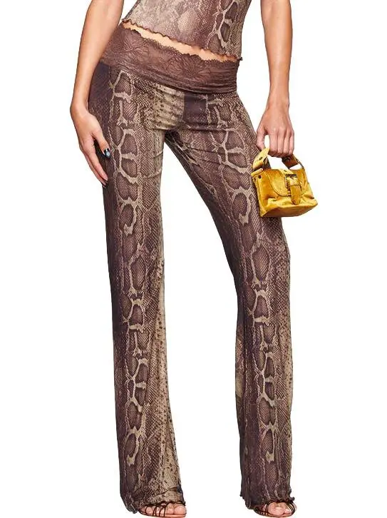 I.AM.GIA Silo Skin Print Pants - Snake