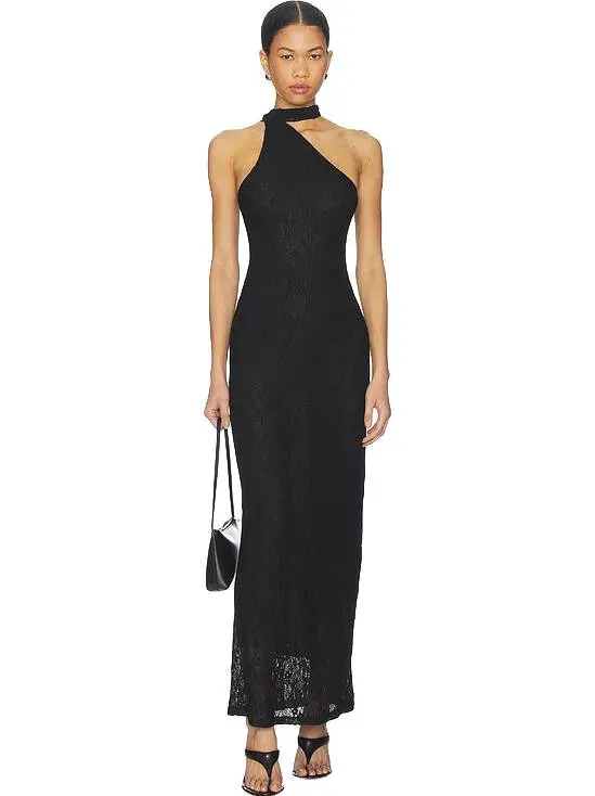 Lioness Lux Lace Maxi Dress - Noir