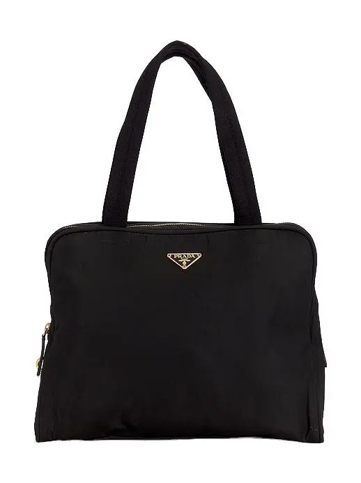 Null Prada Tessuto Shoulder Bag Nylon - Black